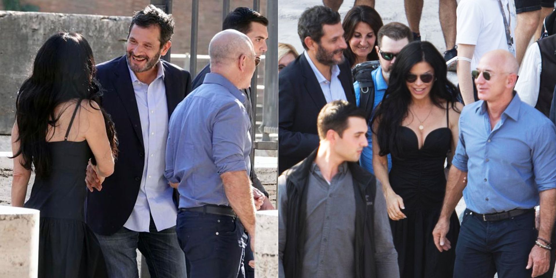 Jeff Bezos, un salto al Colosseo con la fidanzata Lauren Sanchez (e un ...