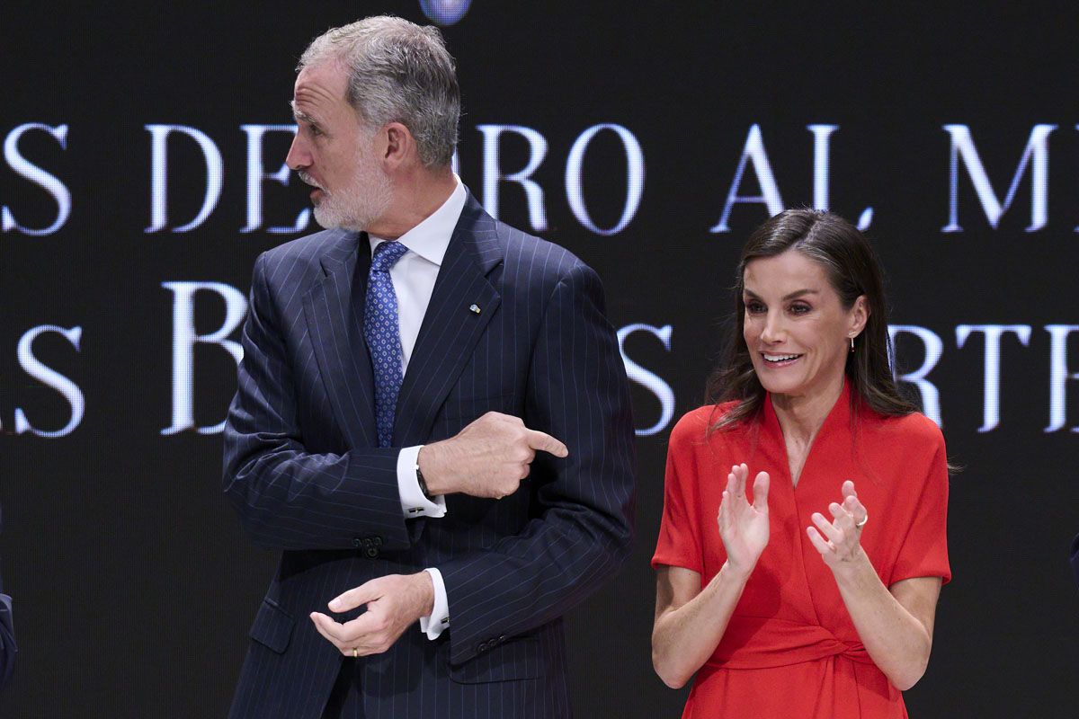 Felipe e Letizia di Spagna hanno consegnato le Medaglie d'Oro al merito ...