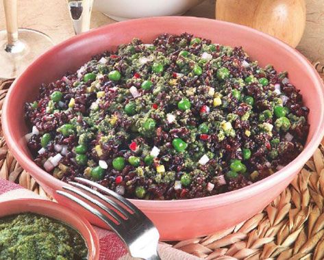 INSALATA DI RISO VENERE PROFUMATO ALLE ERBE