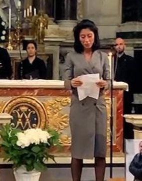 Franco Di Mare, la commozione della vedova Giulia Berdini al funerale ...