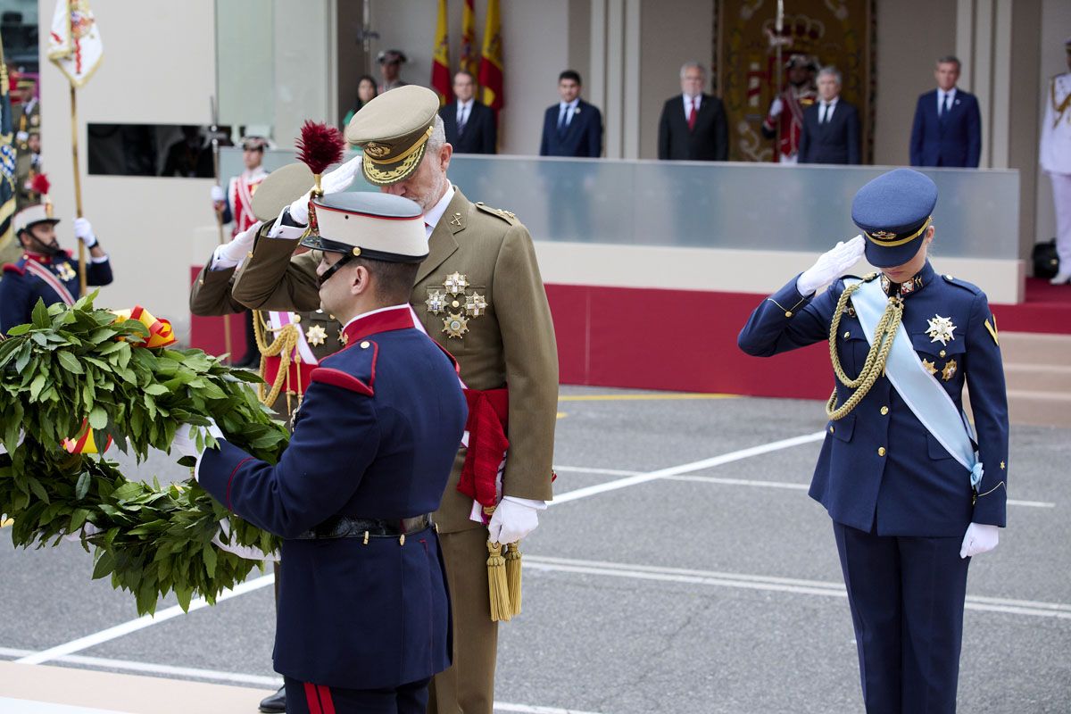 La Leonor di Spagna alla Giornata delle Forze Armate a Vigo