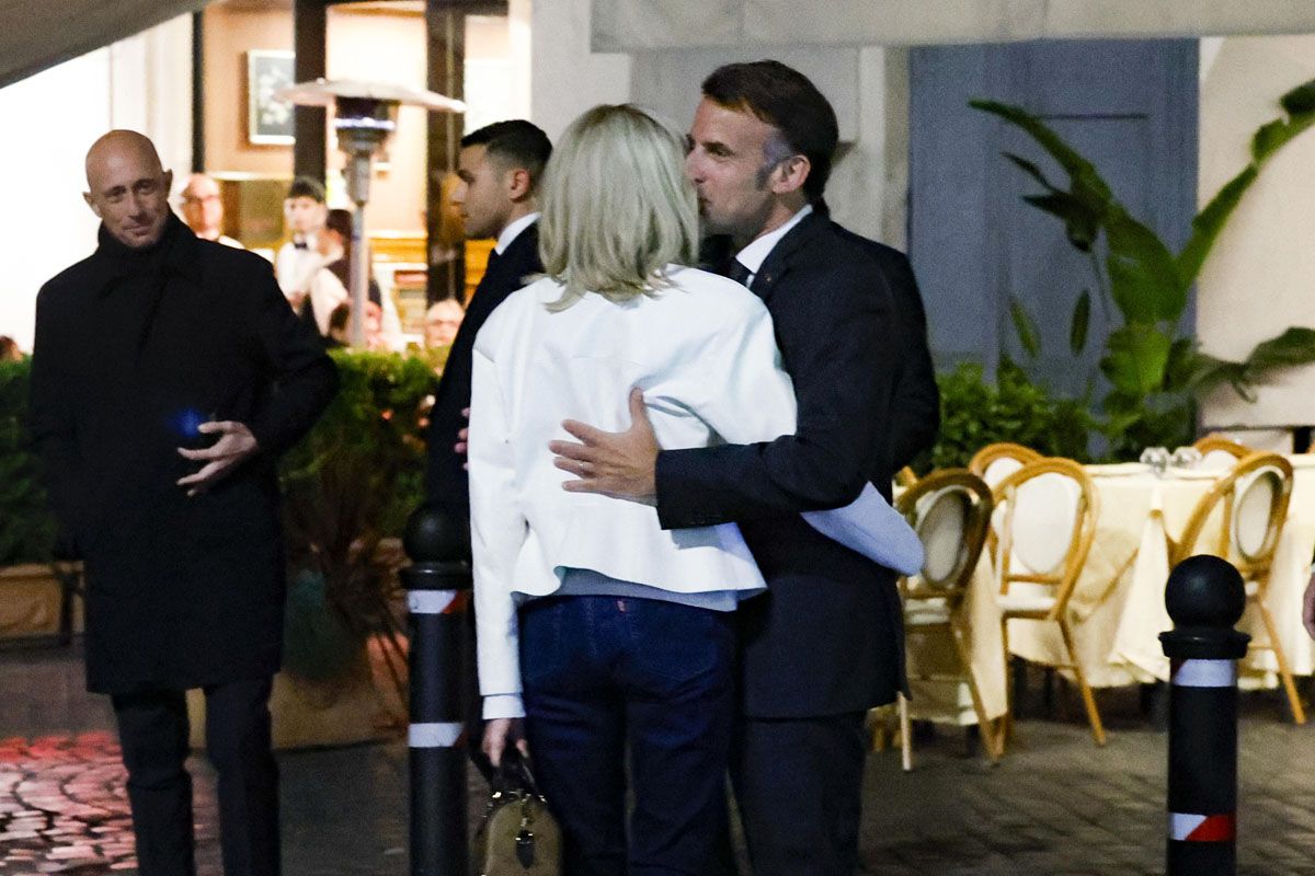 Emmanuel e Brigitte Macron in visita a Roma tra cenette tipiche e l ...