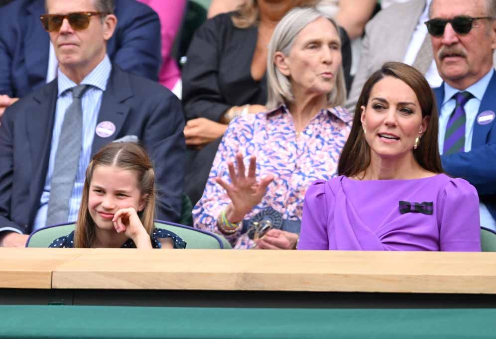 Kate Middleton con la figlia Charlotte a Wimbledon: tutte le foto