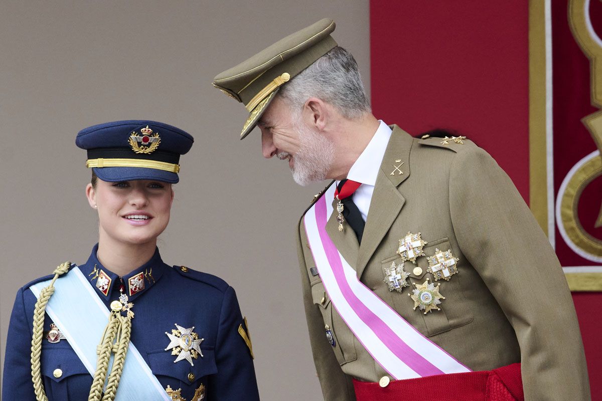 La Leonor di Spagna alla Giornata delle Forze Armate a Vigo