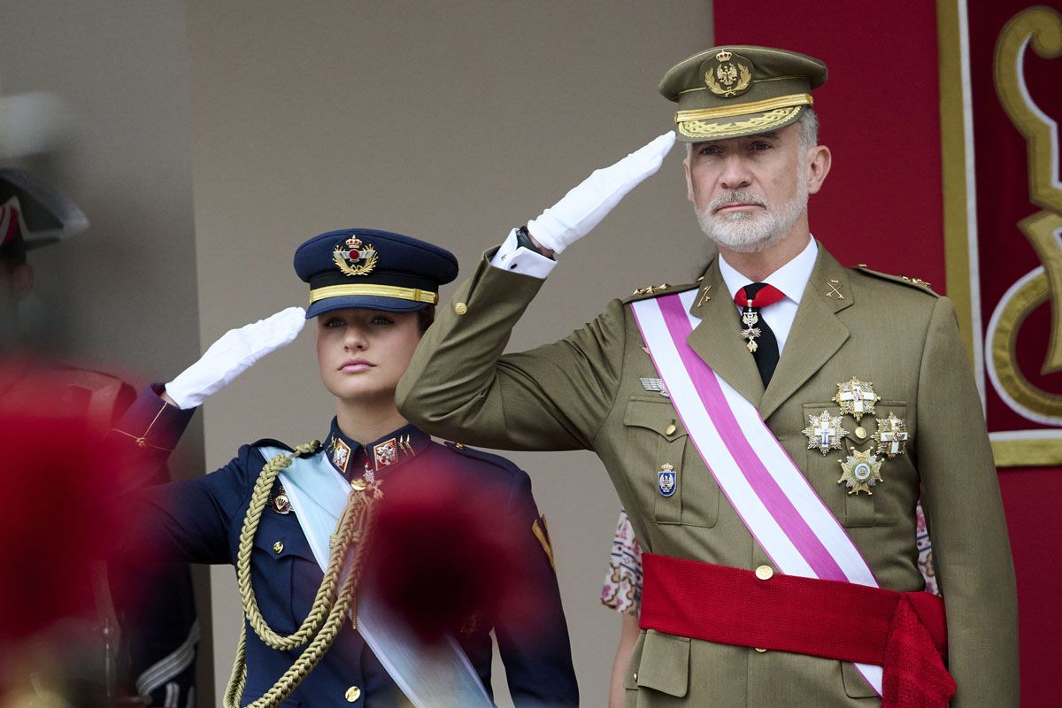 La Leonor di Spagna alla Giornata delle Forze Armate a Vigo