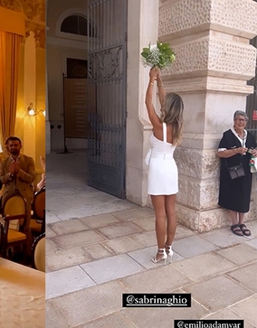 Sabrina Ghio e Carlo Negri si sono sposati, il loro intimo matrimonio