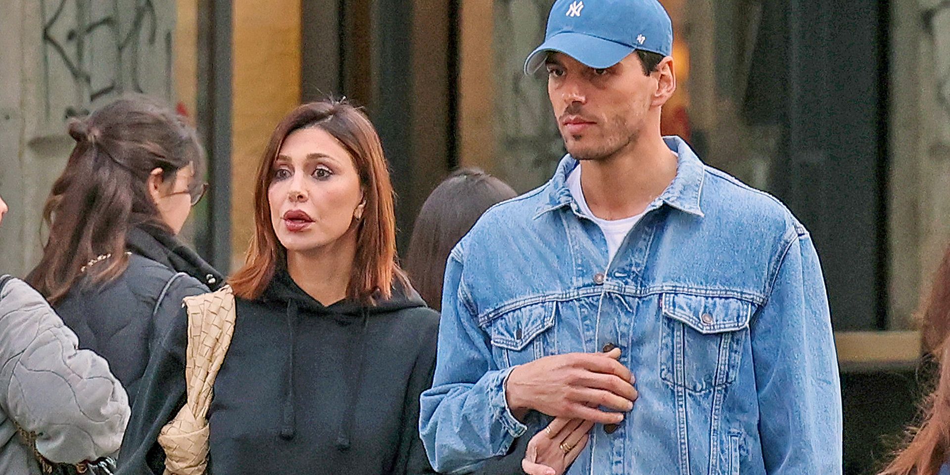 Belen a spasso a Milano col suo ultimo ex, Angelo Edoardo Galvano