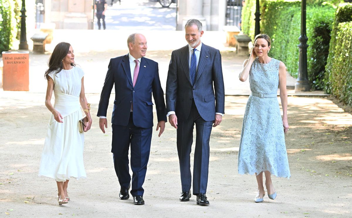Charlene Wittstock e Alberto di Monaco in Spagna