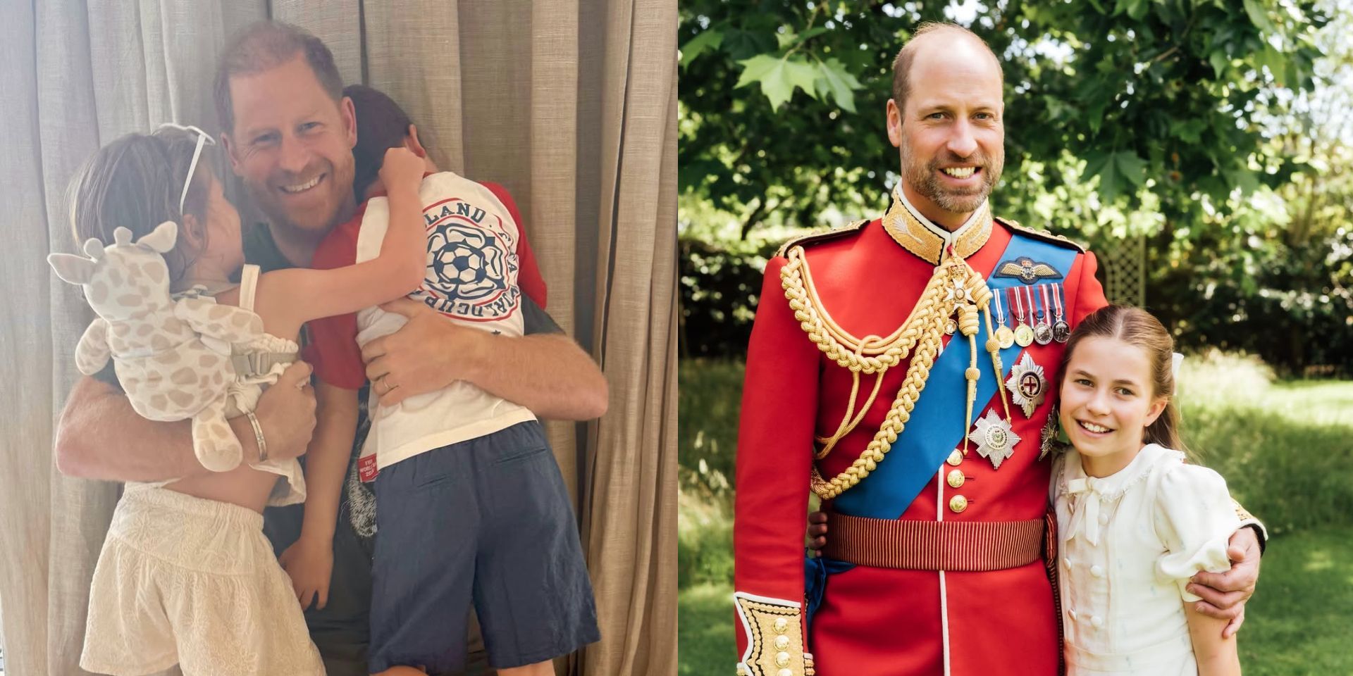 William e Harry, le foto inedite pubblicate da Kate e Meghan