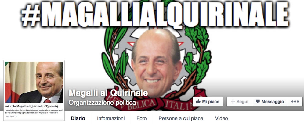 Giancarlo Magalli al Quirinale, la Rete lo elegge Capo dello Stato: le ...