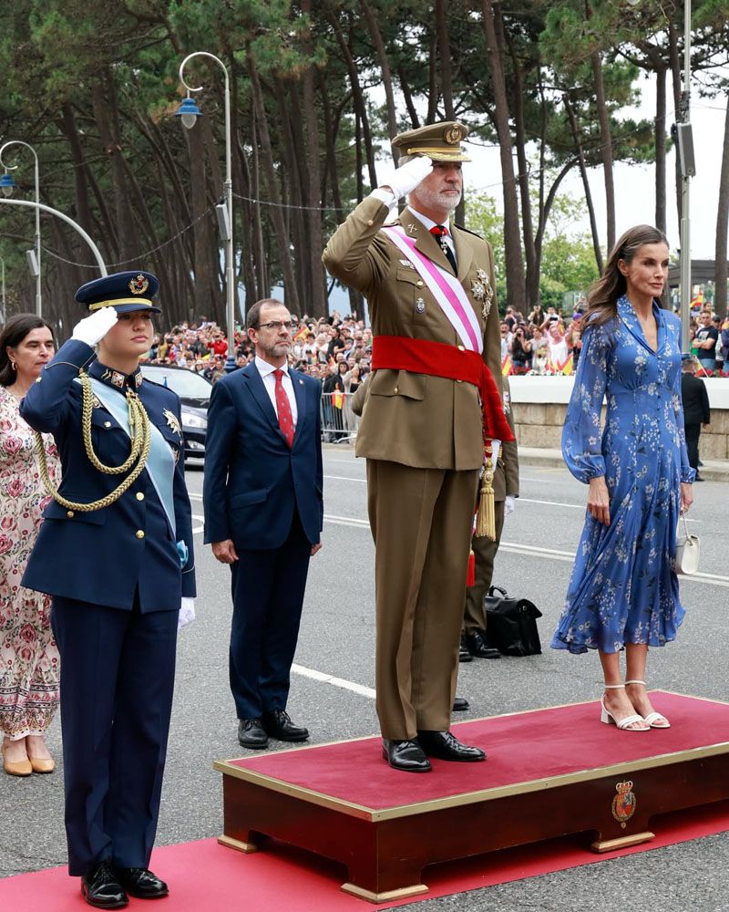 La Leonor di Spagna alla Giornata delle Forze Armate a Vigo