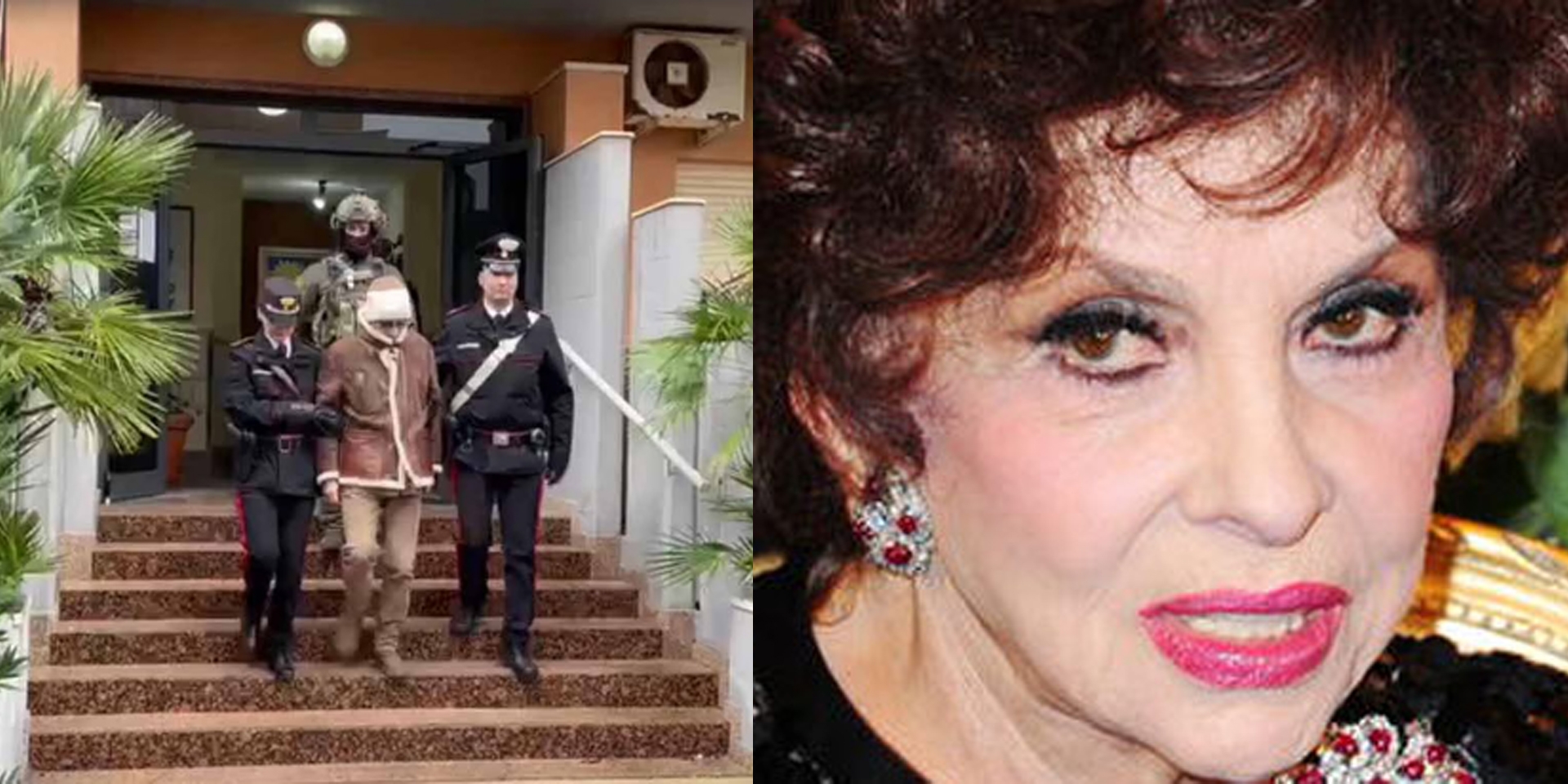 Il 16 gennaio arrestano Matteo Messina Denaro. E muore Gina Lollobrigida