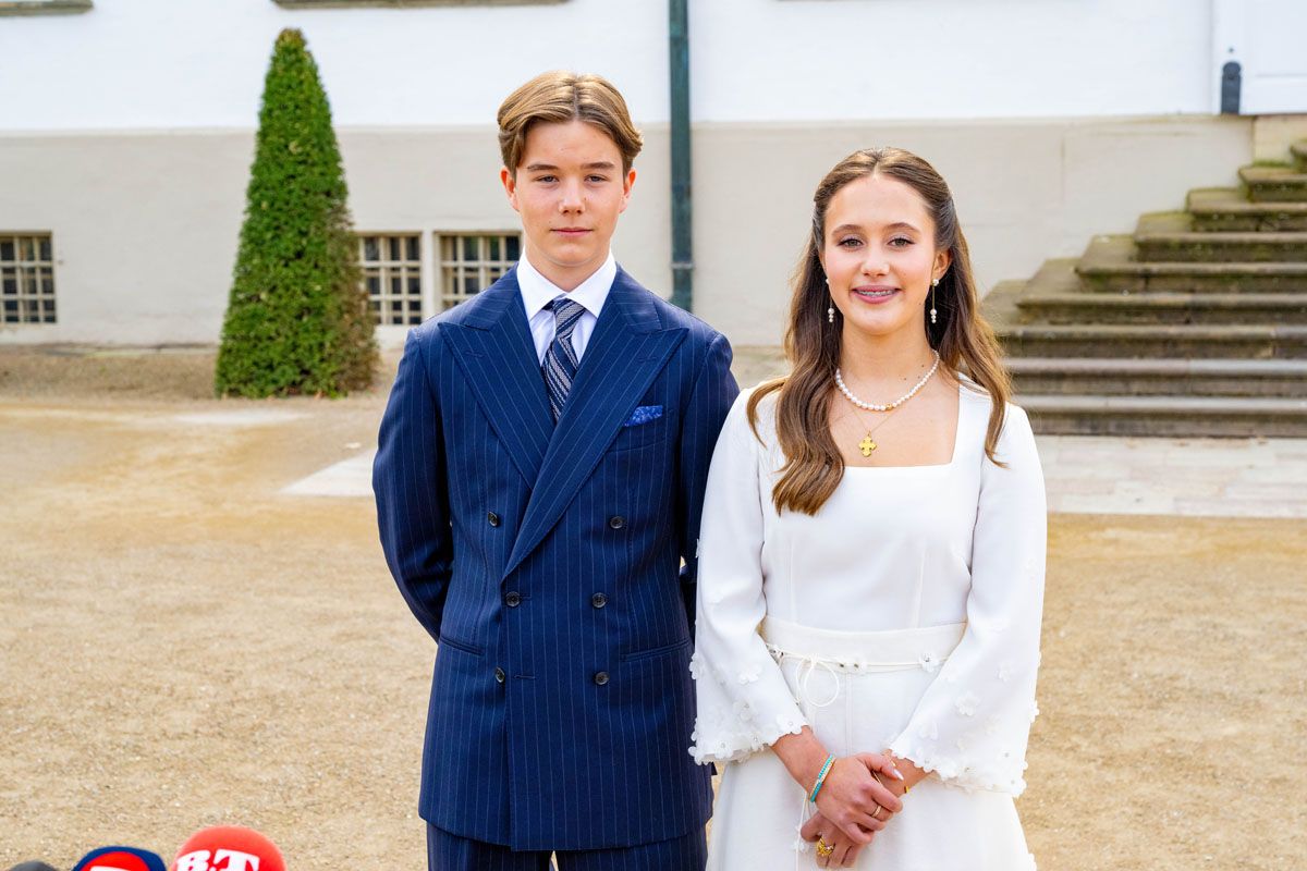 Giorno di festa a Fredensborg per la cresima dei principi gemelli ...