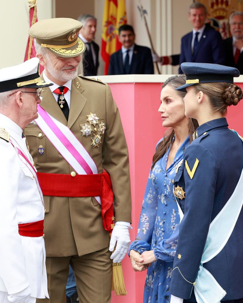 La Leonor di Spagna alla Giornata delle Forze Armate a Vigo