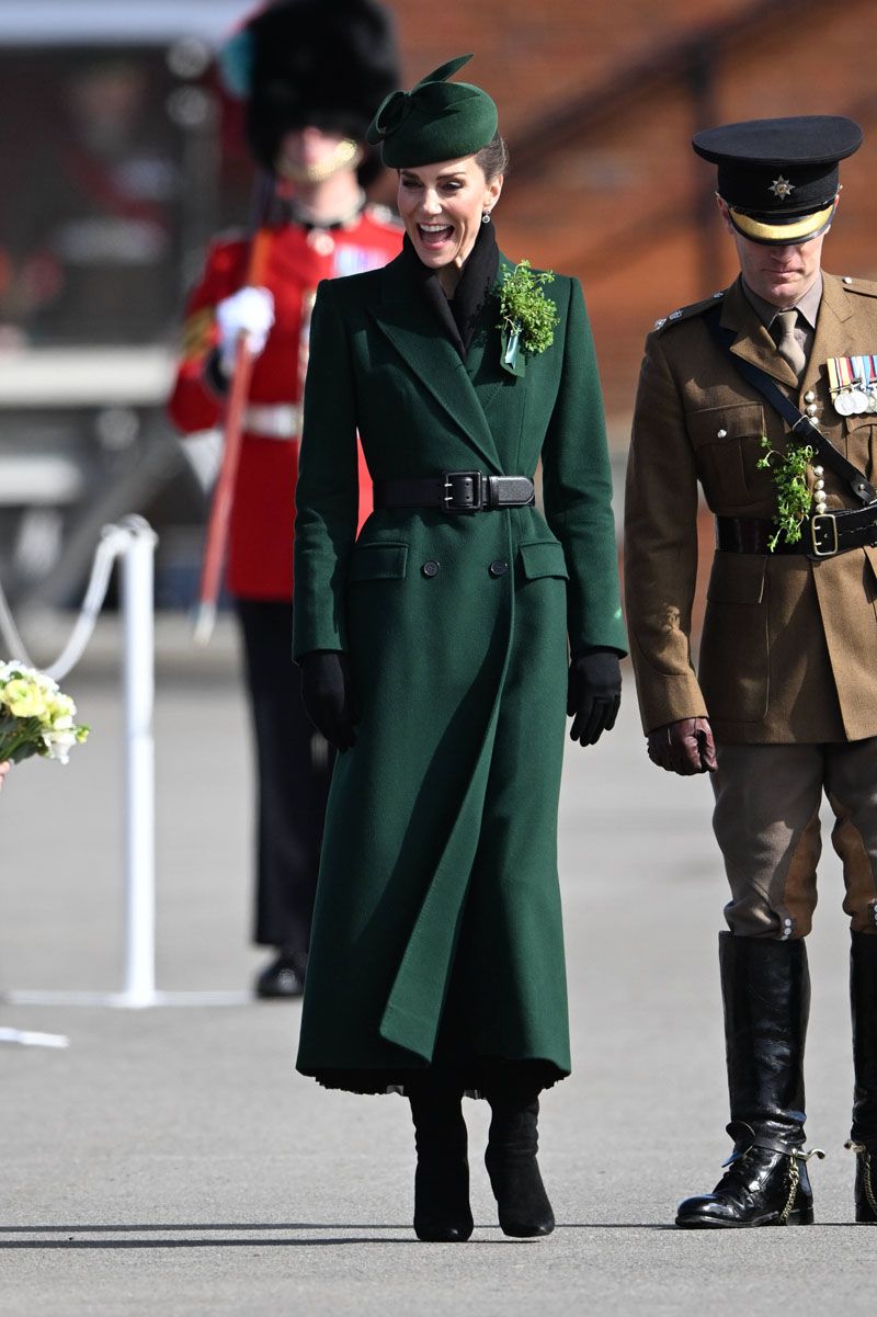 Kate Middleton in verde per la parata di San Patrizio e il tradizionale ...