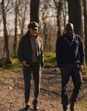 Kate Middleton con gli Scout tra boschi e laghi