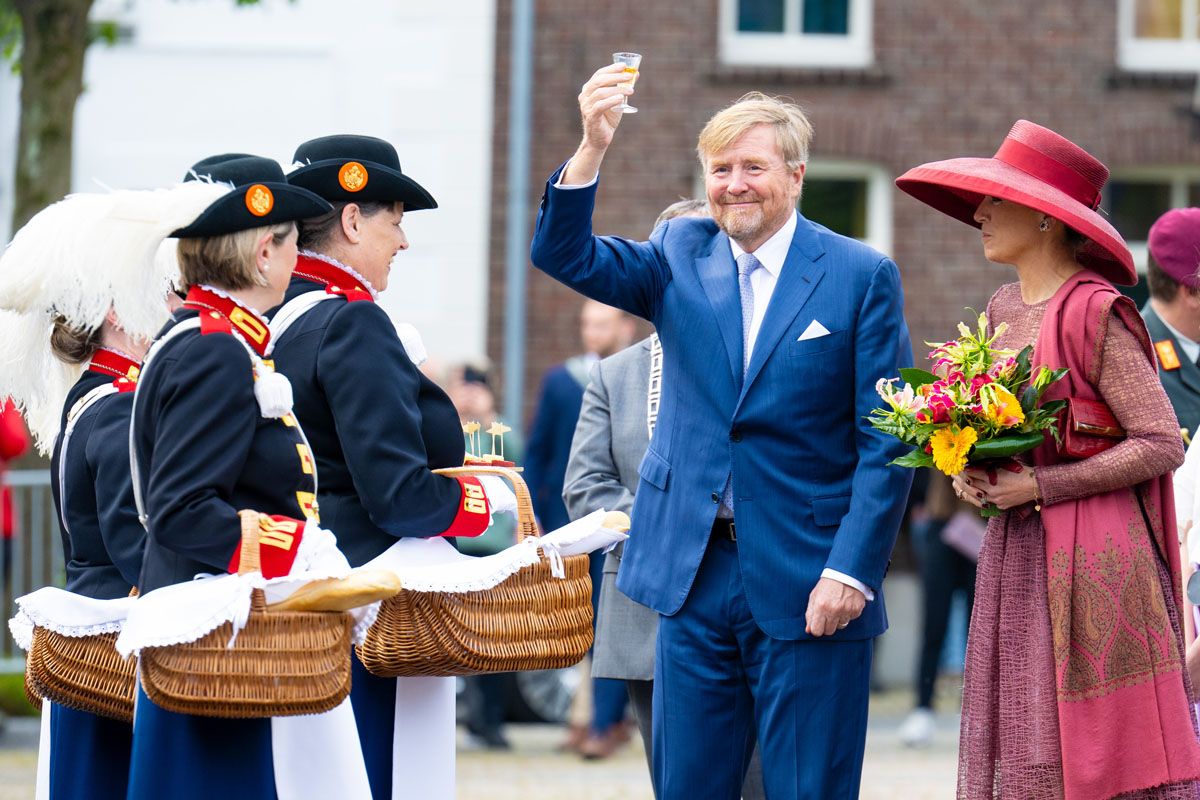 Re Willem-Alexander e la regina Maxima d'Olanda in visita nella regione ...
