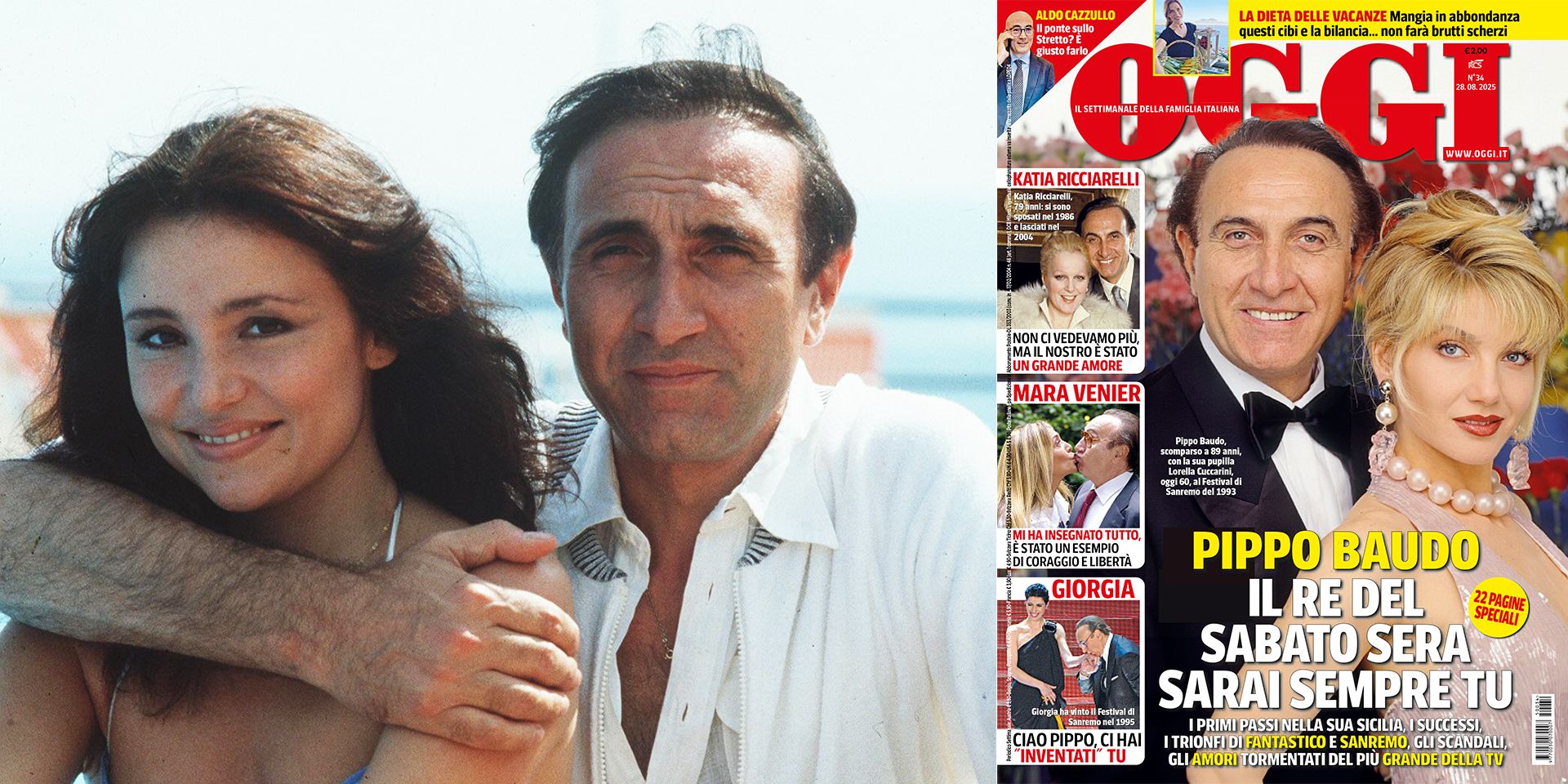 L’ex fidanzata di Baudo, Adriana Russo: «Pippo mi voleva sposare e ...