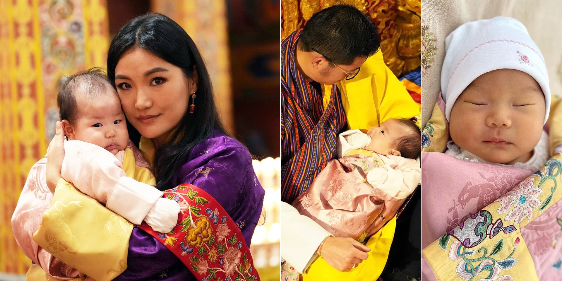 Il re e la regina del Bhutan presentano al mondo la terza figlia. Foto ...