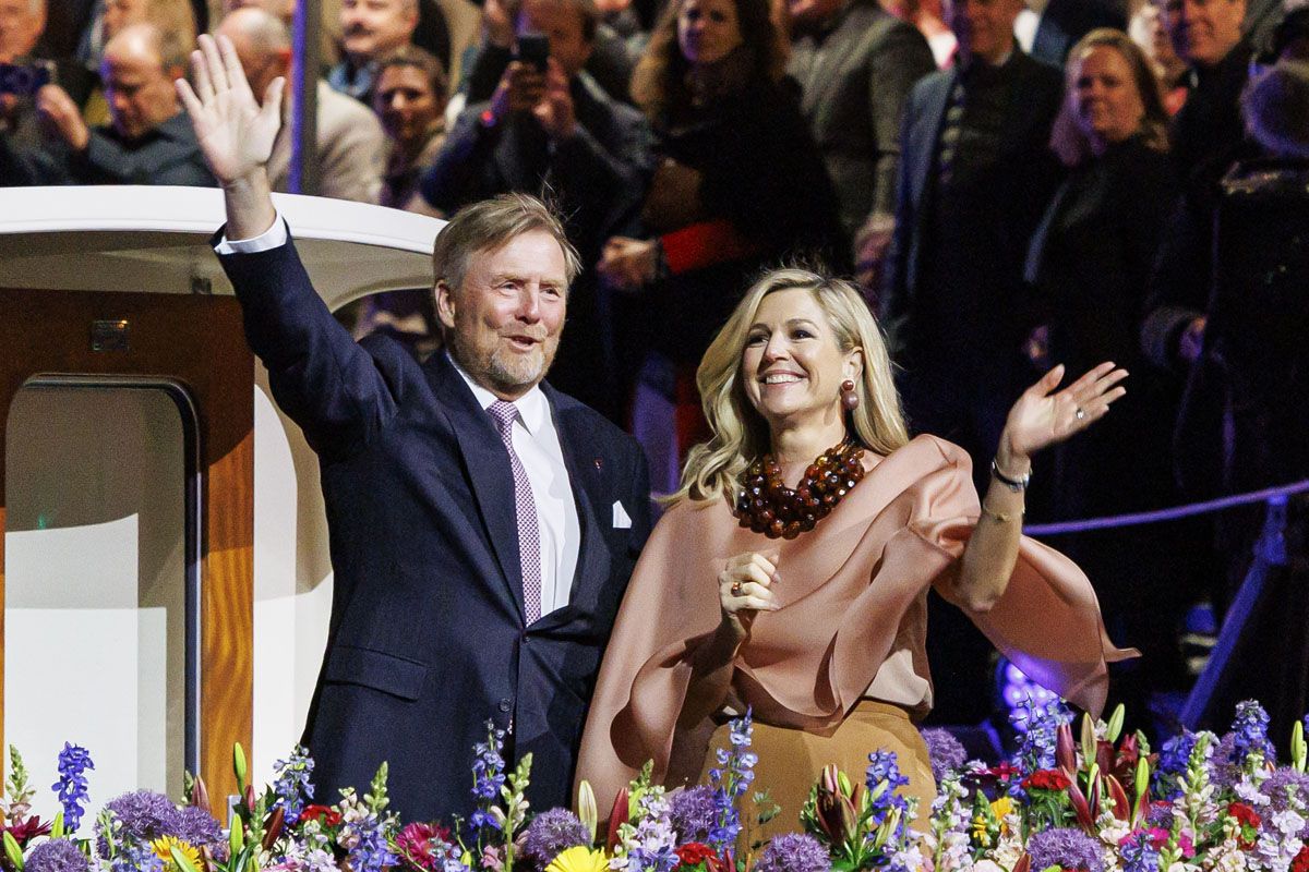 Re Willem-Alexander e la regina Maxima d'Olanda al concerto per la ...
