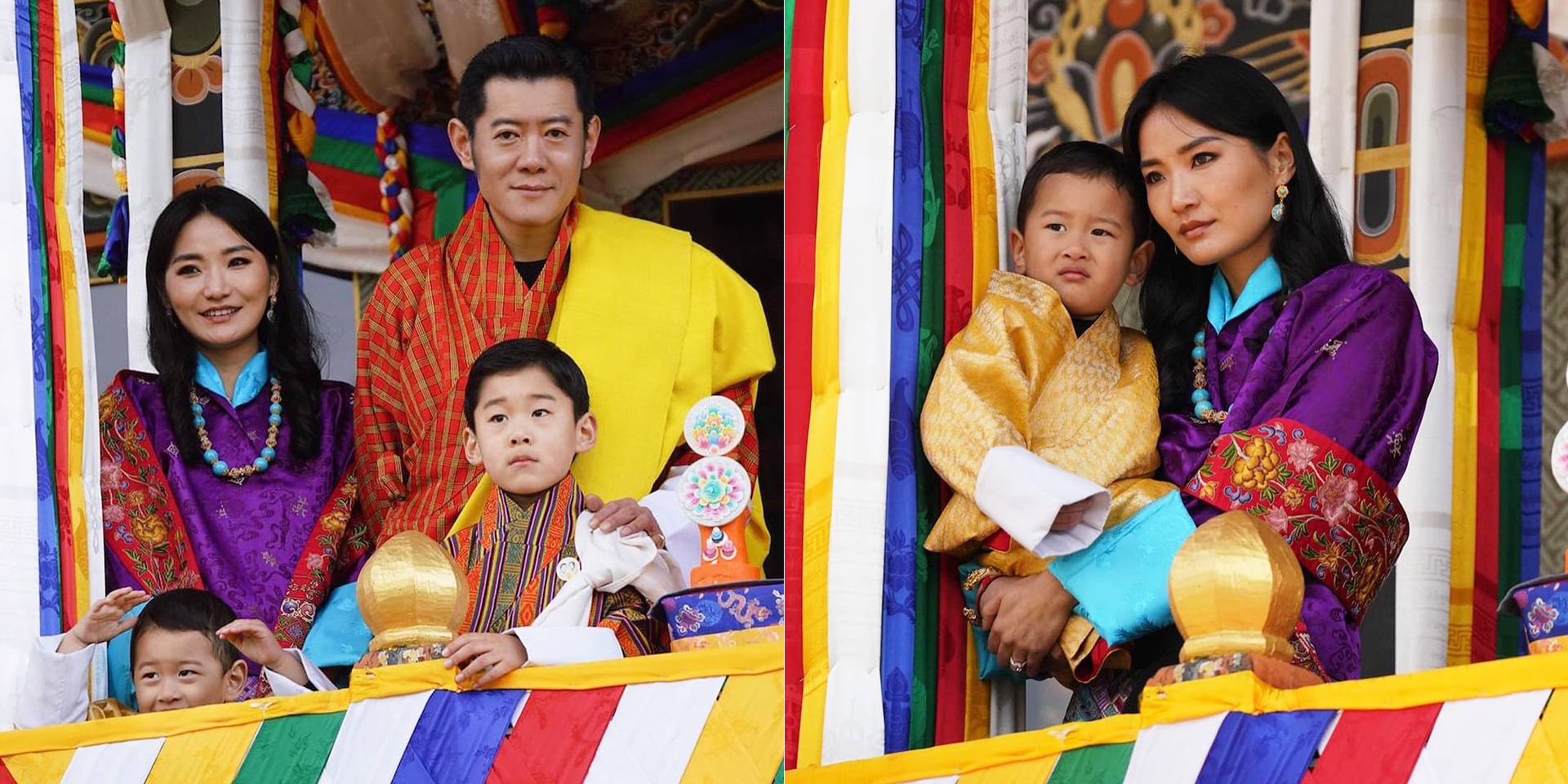 Grande festa nel Bhutan: il re Jigme Khesar e la regina Jetsun Pema ...