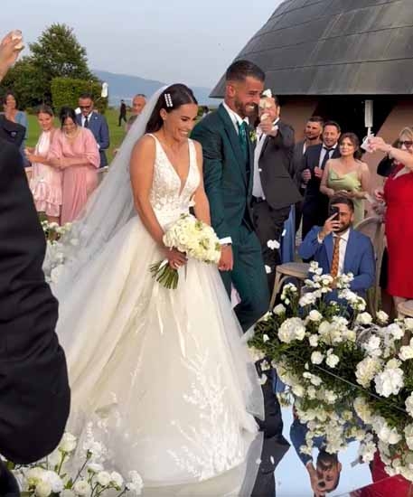 Leonardo Spinazzola e Miriam Sette, il matrimonio è super lusso. Foto