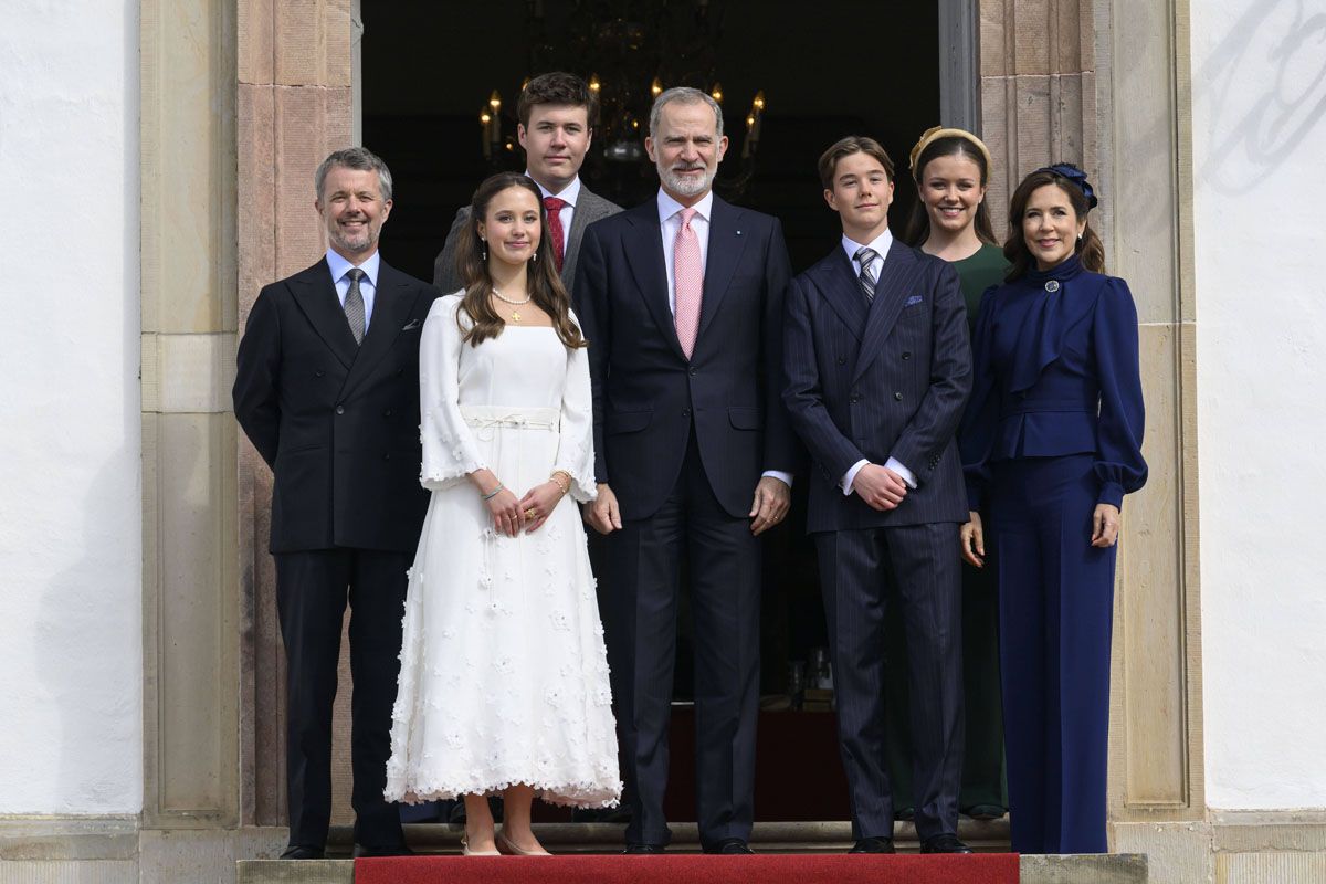 Giorno di festa a Fredensborg per la cresima dei principi gemelli ...