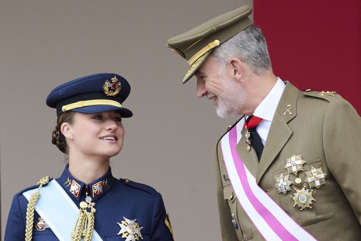 La Leonor di Spagna alla Giornata delle Forze Armate a Vigo