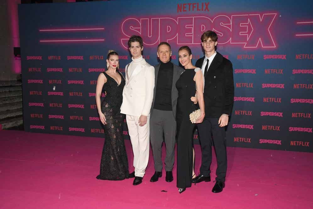 Lorenzo Siffredi e Lucrezia Lando, primo red carpet di coppia in famiglia