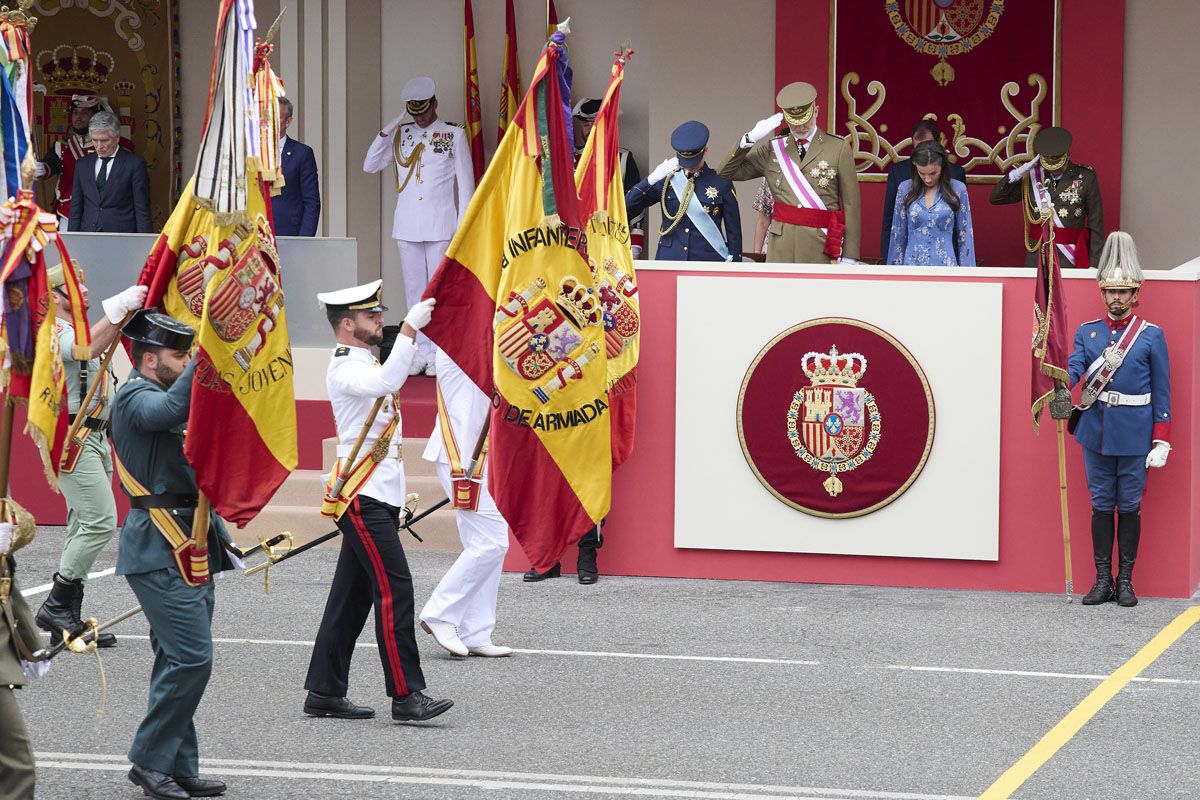 La Leonor di Spagna alla Giornata delle Forze Armate a Vigo