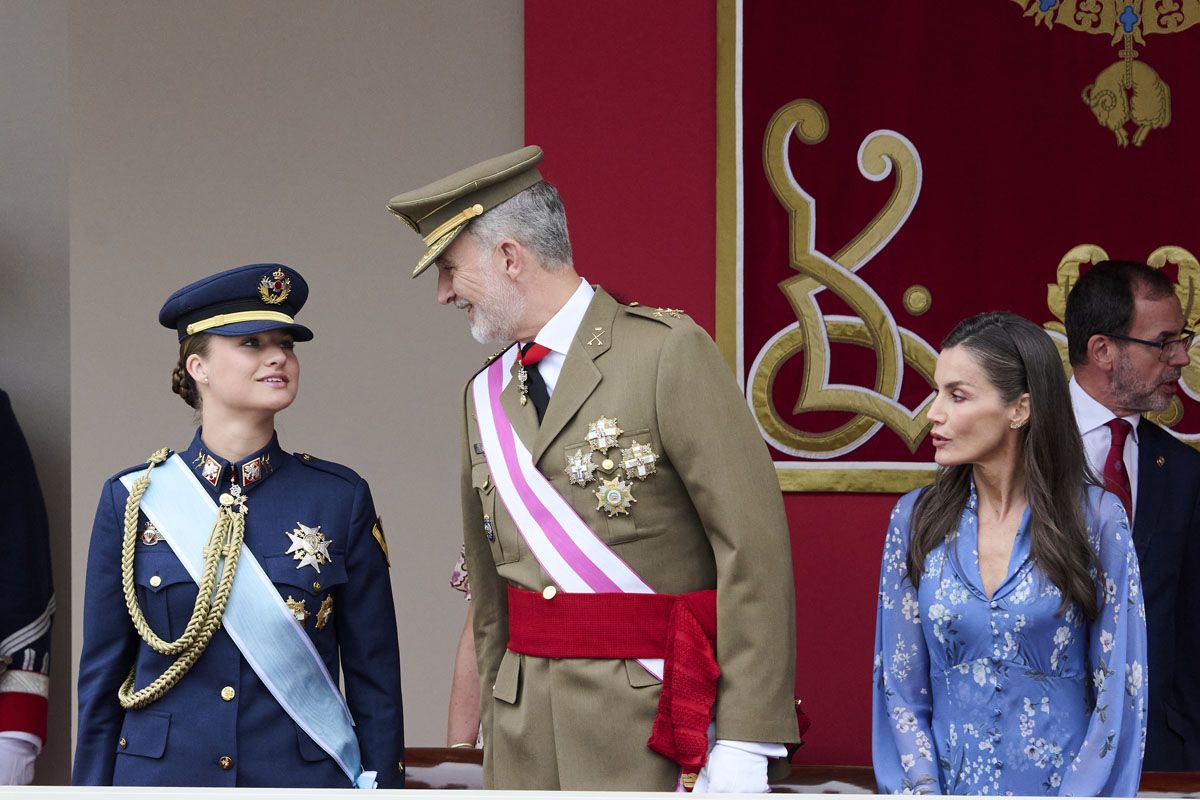 La Leonor di Spagna alla Giornata delle Forze Armate a Vigo