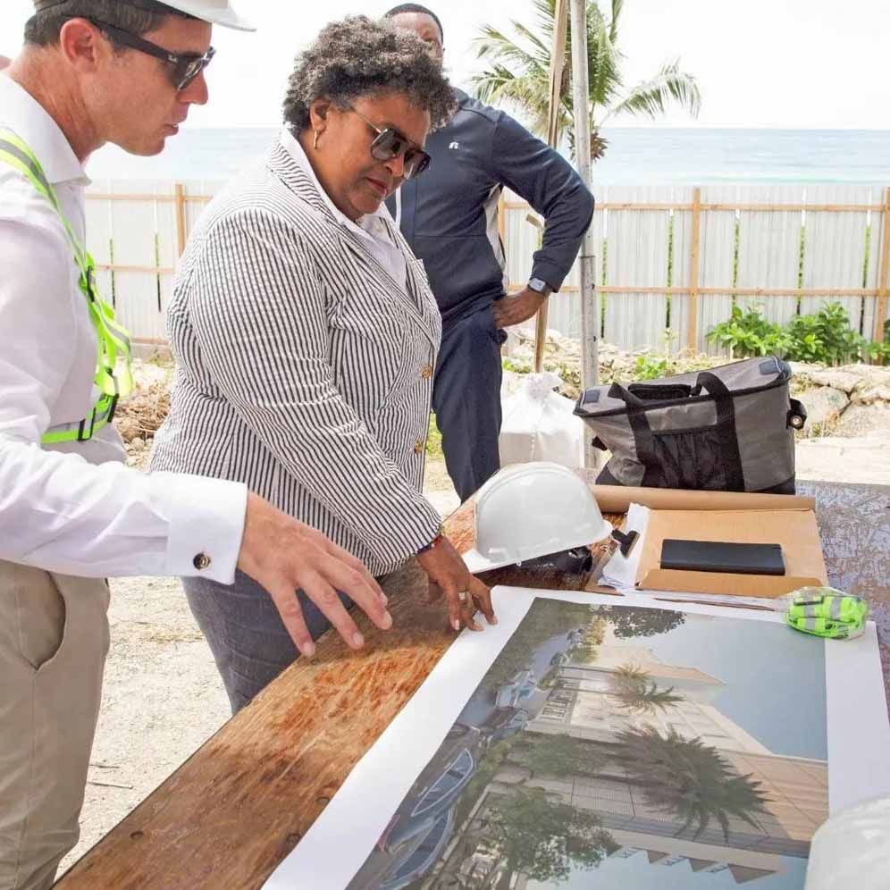 Mia Mottley, la premier di Barbados è paladina del Sud del mondo. Foto
