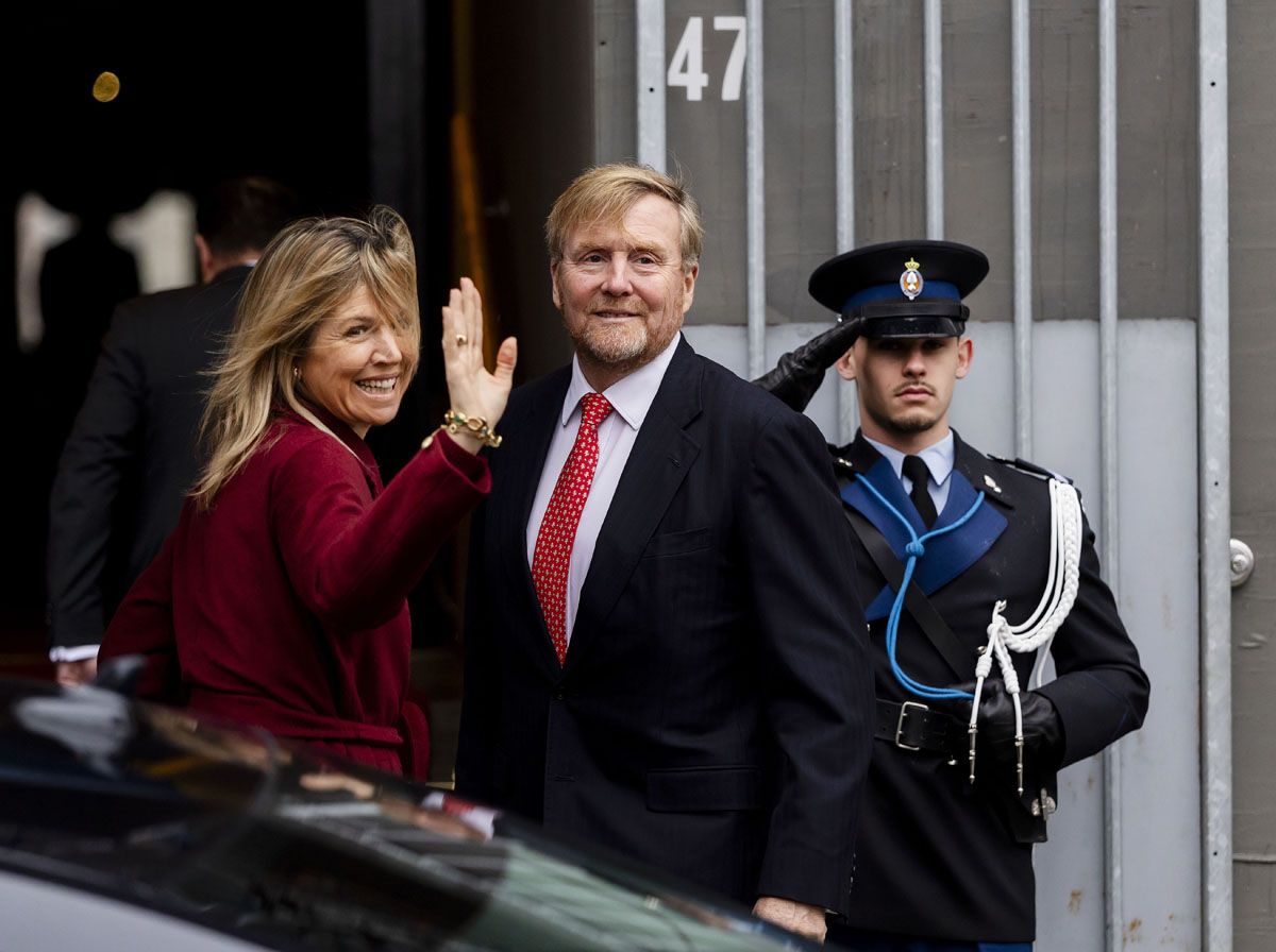 Re Willem-Alexander e la regina Maxima d'Olanda a Palazzo Reale per il ...