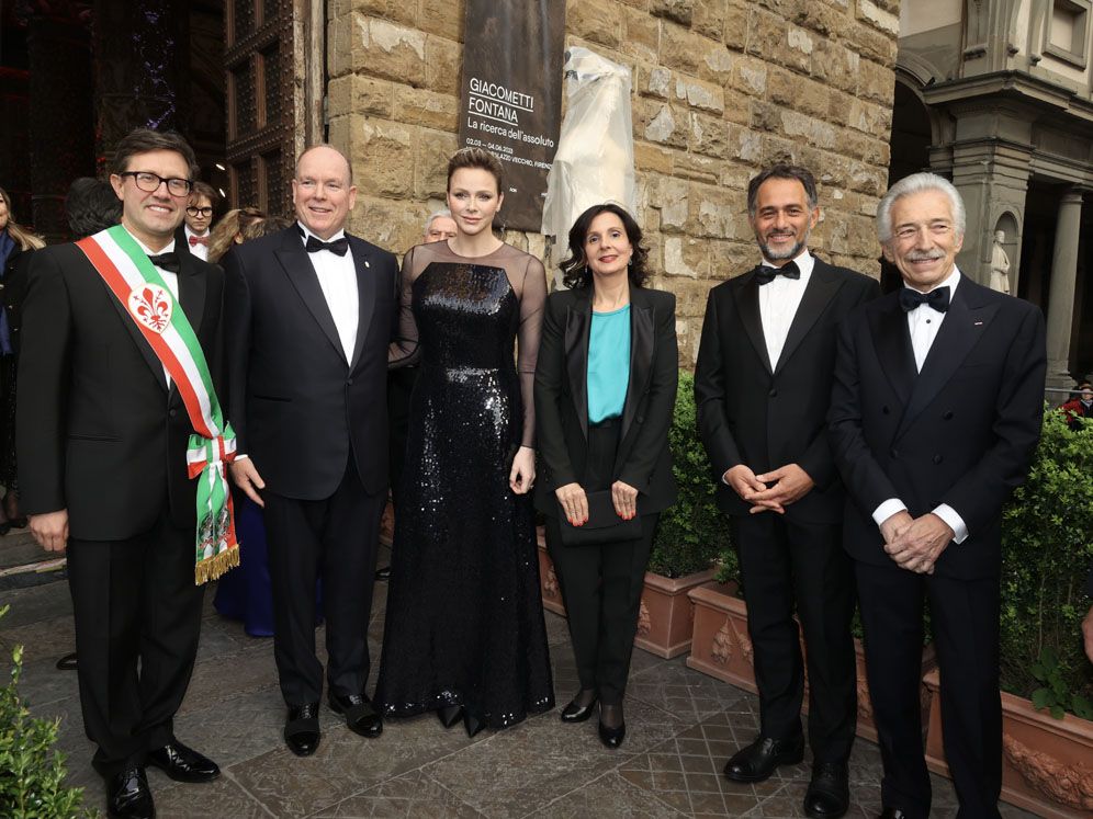 Charlene Wittstock e Andrea Bocelli, vacanza d'amore a Firenze. Foto