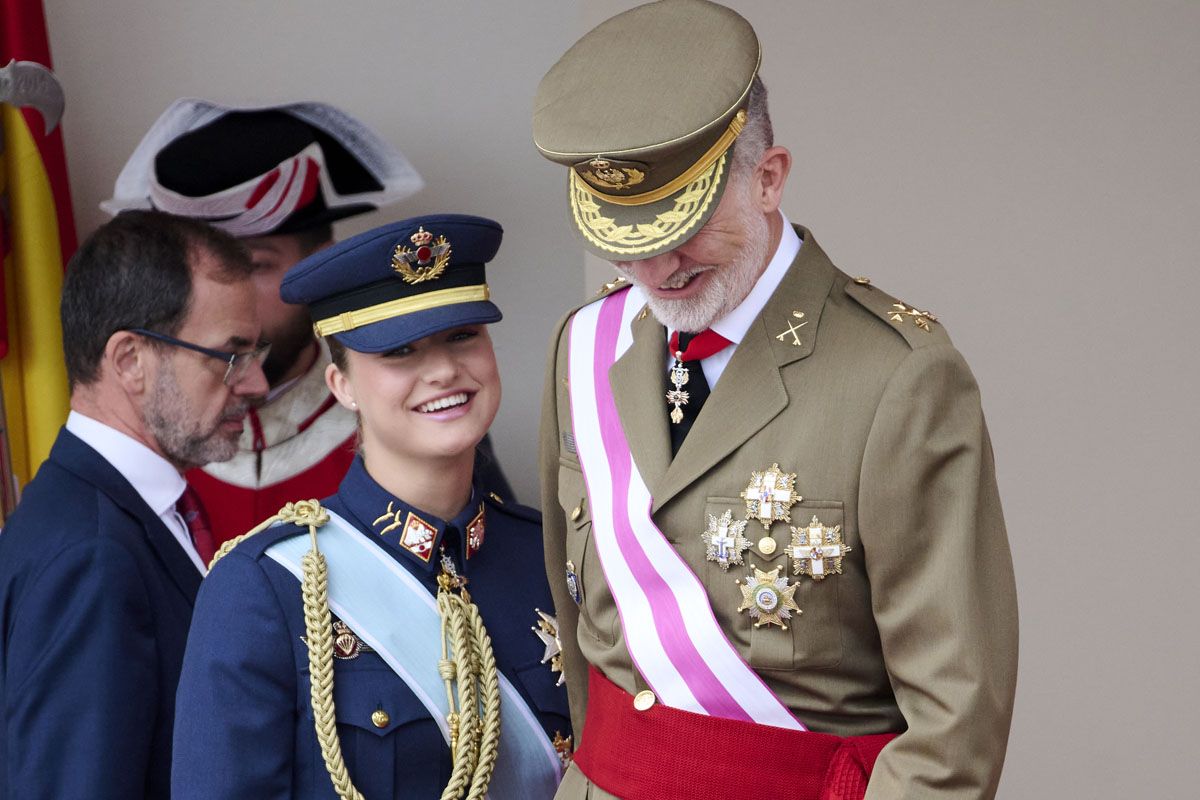 La Leonor di Spagna alla Giornata delle Forze Armate a Vigo