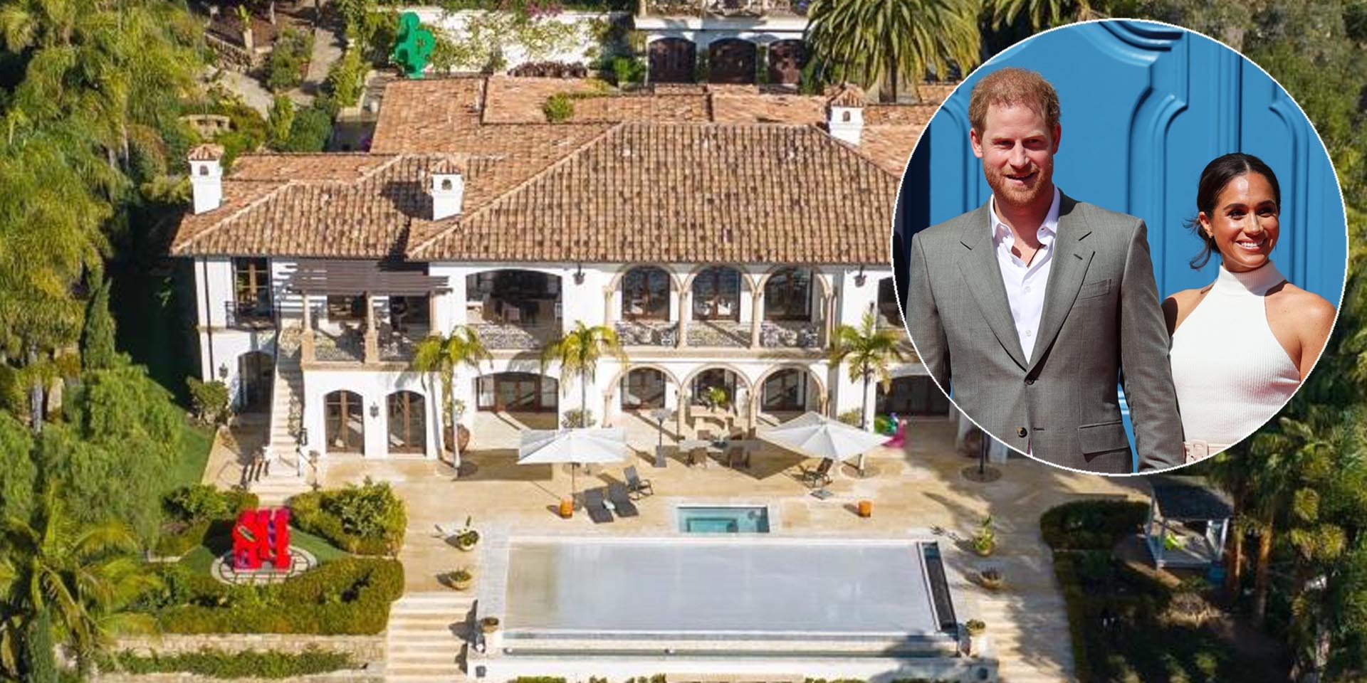 «La maledizione dei Sussex»: la villa usata da Harry e Meghan Markle per il documentario Netflix ...