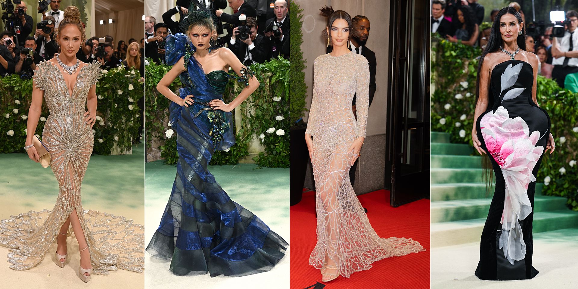 Met Gala: Jennifer Lopez, Zendaya, Demi Moore e le altre sul red carpet ...