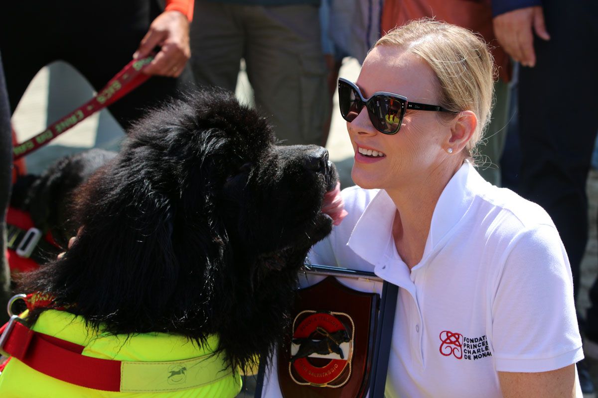Charlène di Monaco a Viareggio per l'evento «Water safety day»
